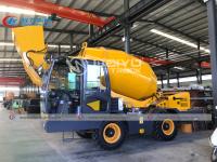 China 2.5cbm 2.5m3 Mobile Self Loading Concrete Mixer With 240 Degree Rotation Function for sale