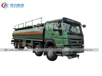 China Sinotruk HOWO 8x4 25m3 Oil Tanker Truck 371HP Fuel Transportation for sale
