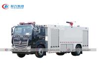 China Foton Auman 8 Ton 360 Degree Rotation Fire Rescue Pumper Truck 6000L Water 2000L Foam for sale