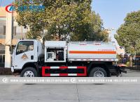 China ISUZU 4 Ton Fuel Tank Truck 4000L Diesel Dispenser Refilling Bowser 4x2 LHD for sale