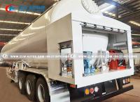 China 30 Ton LPG Tanker Trailer 59.5 CBM with Pump and Flow Meter for Propane Butane Transport for sale