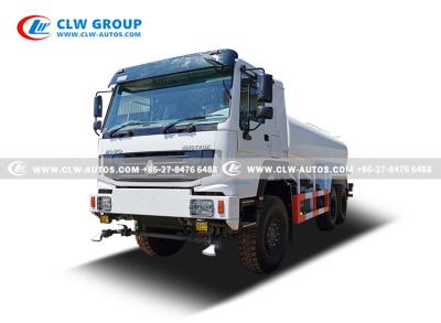 China Howo 18ton 371HP 6x6 All Wheel Controllable Water Bowser Truck 20000L for sale