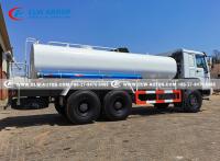 China Howo 18ton 371HP 6x6 All Wheel Controllable Water Bowser Truck 20000L for sale