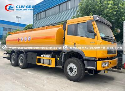 China FAW 340HP 18cbm Crude Oil Fuel Tanker Truck ADR Certified 6x4 for Export for sale