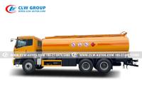 China FAW 340HP 18cbm Crude Oil Fuel Tanker Truck ADR Certified 6x4 for Export for sale