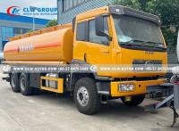China 340HP Diesel Engine Crude Oil Fuel Tanker Truck 18000kg Loading Capacity 18m3 Tank for sale