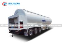 China 30 Ton LP Gas Tanker Trailer 59.5 CBM with BLACKMER Pump and Gas Dispenser for sale