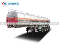 China 40 CBM Asphalt Transport Semi Trailer Bitumen Emulsion Delivery Tanker with 150mm Insulation for sale