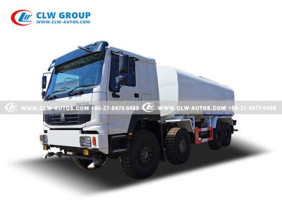 China 20m3 Howo Water Bowser Truck RHD 20000L Watering Tanker for Greening and Dust Control for sale