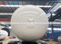 China 49600L Horizontal Cylindrical 250 PSI LPG Industrial Gas Tank Trailer 12mm Q345 for sale