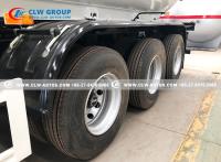 China 49600L Horizontal Cylindrical 250 PSI LPG Industrial Gas Tank Trailer 12mm Q345 for sale