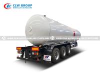 China 49600L Horizontal Cylindrical 250 PSI LPG Industrial Gas Tank Trailer 12mm Q345 for sale