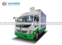 China Foton Aumark 5990mm LED Advertising Truck P6 Digital Billboard Van 130HP for sale