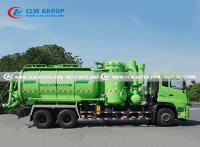 China 16 Ton Dust Material Transfer Tank Industrial Vacuum Truck 16m3 Carbon Steel for sale