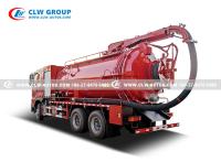China 16CBM Vacuum Suction Truck RHD Hauling Sewage Water to Disposal Sites for sale
