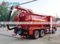 China 16CBM Vacuum Suction Truck RHD Hauling Sewage Water to Disposal Sites for sale