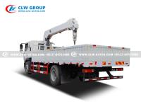 China Foton 6ton Straight Arm Truck Mounted Crane 240HP 6x4 Heavy Duty Loading Truck for sale