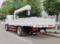 China Foton 6ton Straight Arm Truck Mounted Crane 240HP 6x4 Heavy Duty Loading Truck for sale