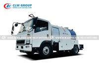 China HOWO 5CBM LP Gas Bobtail Truck Propane Transfer Tanker 160HP DRC Market for sale
