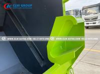 China Shacman 14cbm Rear Tipping Compressed Garbage Truck Customized Carbon Steel for sale