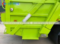 China Shacman 14cbm Rear Tipping Compressed Garbage Truck Customized Carbon Steel for sale