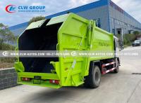 China Shacman 14cbm Rear Tipping Compressed Garbage Truck Customized Carbon Steel for sale