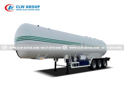China 49.6CBM LPG Transport Tanker Propane Delivery Trailer 3 Axles 12740mm for sale