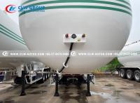China 49.6CBM LPG Transport Tanker Propane Delivery Trailer 3 Axles 12740mm for sale
