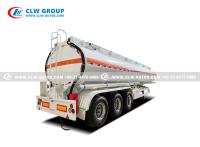 China 35cbm Fuel Delivery Tanker 9247 Gallon 7 Compartment Oil Tank Semi Trailer for sale