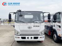China FAW J6F 5000L Fuel Transportation Truck Corrosion Resistant Tank with Dispenser for sale