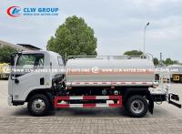 China LZ 5000L Fresh Water Delivery Truck with High Pressure Pump 140HP for sale