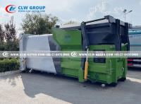 China 14CBM Self Contained Compactor Station Built In Fluid Collection Chamber for sale
