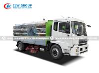 China Dongfeng 12 CBM Vacuum Street Sweeper 190HP Cummins Road Cleaning Truck for sale