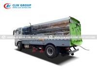 China Dongfeng 12 CBM Vacuum Street Sweeper 190HP Cummins Road Cleaning Truck for sale