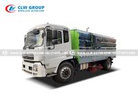 China Dongfeng 12 CBM Vacuum Street Sweeper 190HP Cummins Road Cleaning Truck for sale