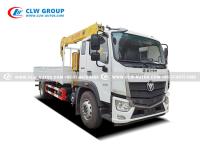 China 240HP 6.3ton Foton Hydraulic Crane Truck Utility Maintenance Hoisting Crane for sale