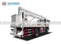 China 22m Hydraulic Telescopic Boom Aerial Working Truck 200kg Platform Capacity for sale