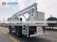 China 22m Hydraulic Telescopic Boom Aerial Working Truck 200kg Platform Capacity for sale