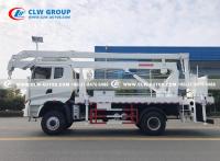 China 22m Hydraulic Telescopic Boom Aerial Working Truck 200kg Platform Capacity for sale
