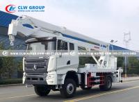 China 22m Hydraulic Telescopic Boom Aerial Working Truck 200kg Platform Capacity for sale