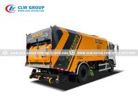 China Dongfeng 14cbm Road Sweeper Truck 9000L Water Tank 7000L Garbage Box Street Cleaning for sale