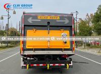 China Dongfeng 14cbm Road Sweeper Truck 9000L Water Tank 7000L Garbage Box Street Cleaning for sale