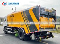 China Dongfeng 14cbm Road Sweeper Truck 9000L Water Tank 7000L Garbage Box Street Cleaning for sale