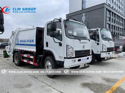 China Shacman X9 8000L 8-10cbm Compression Garbage Truck Weichai 130HP Diesel Waste Collection for sale