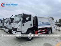 China Shacman X9 8000L 8-10cbm Compression Garbage Truck Weichai 130HP Diesel Waste Collection for sale