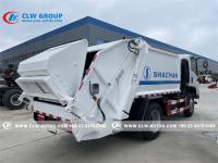China Shacman X9 8000L 8-10cbm Compression Garbage Truck Weichai 130HP Diesel Waste Collection for sale