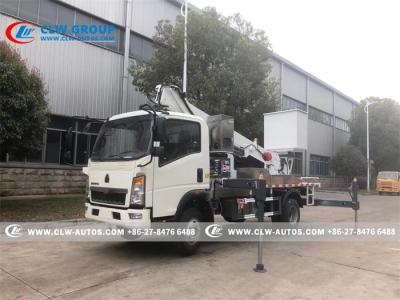 China Howo 15M Insulated Aerial Working Platform Truck with 200kg Load Capacity and 360° Rotation for sale