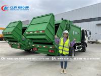 China Sinotruk Howo 4x2 120HP 6cbm Compactor Garbage Truck for Sanitation Waste Collection for sale