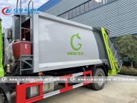 China Dongfeng Tianjin Kingrun 4x2 10000L Garbage Compactor Truck Compression Waste Removal for sale
