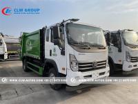 China Sinotruk HOWO 4x2 7000 Liters Rear Loader Garbage Compactor Truck LHD RHD for sale
